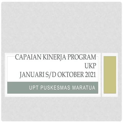 CAPAIAN indikator PROGRAM UKP oktober.ppt