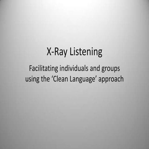 Introduction to Clean Language | PDF