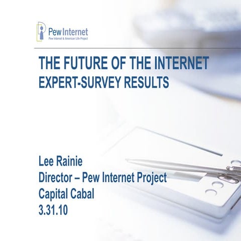 The Impact of the Internet on Institutions in the Future | PPT
