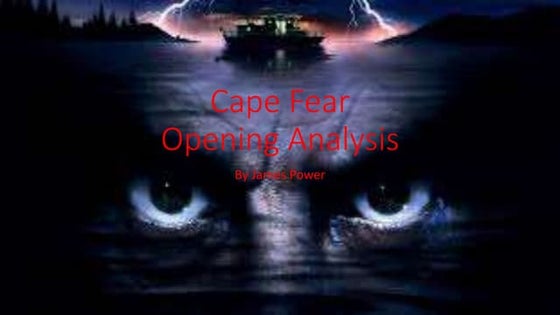 9 Frame Analysis- Cape fear | PPT