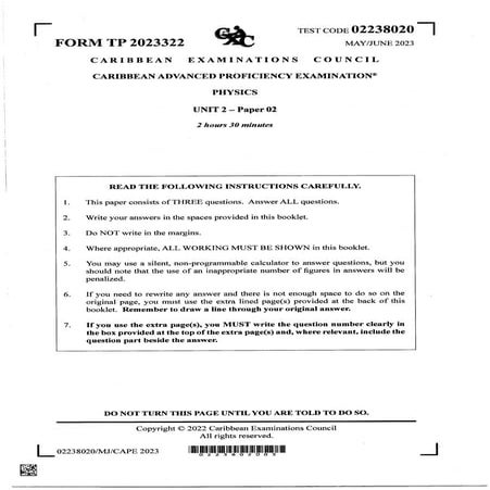 CAPE Physics 2023 U2 P2.pdf