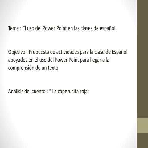 Caperucita roja | PPTX