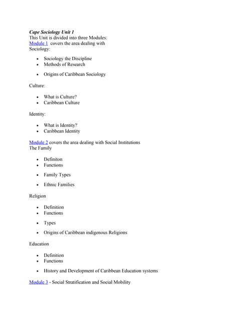 Cape History IA Unit 1 | PDF