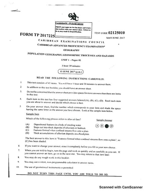 Information Technology CSEC~January 2019 P1 (1). Past Paper | PPT