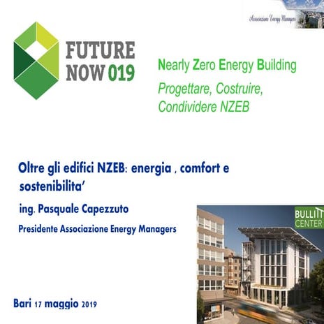 Futurnow019 - Oltre gli edifici nZEB - Beyond nZEb Buildings | PDF