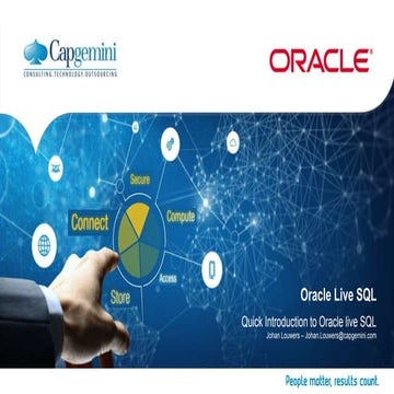 Capgemini oracle live-sql | PPTX