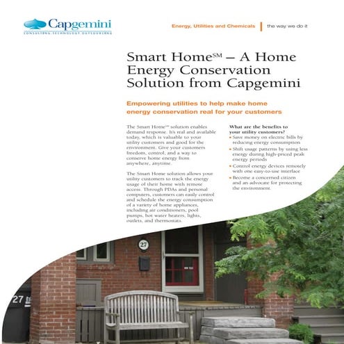 Capgemini ses - smart home operational services poc brochure (gr) | PDF