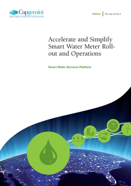 Capgemini ses - smart water service brochure (gr) | PDF