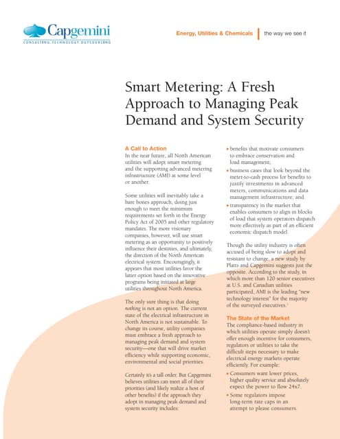 Capgemini ses - smart meter valuation model (gr) | PDF