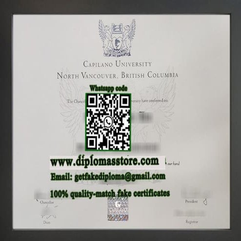 Capilano University diploma, make Capilano University degree | PDF