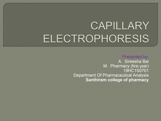 Electrophoresis and factors affecting electrophoresis | PDF
