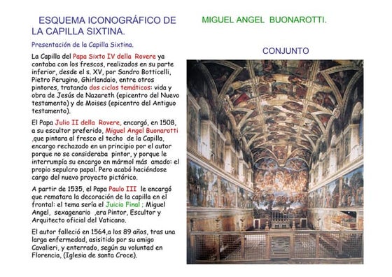 Capilla Sixtina Miguel_Angel | PDF