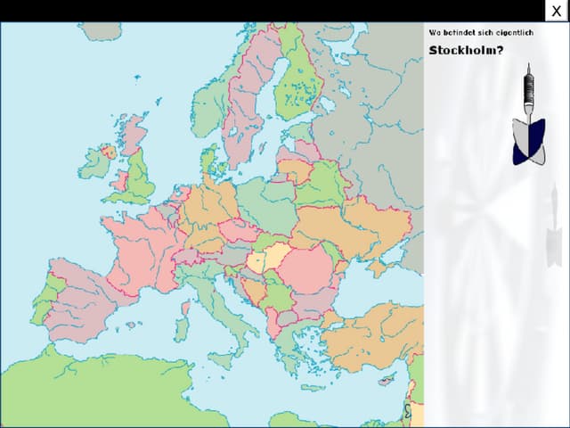 Map Of Europe With Capital Cities