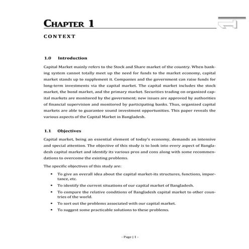 Capital market-in-bangladesh-an-overview-in-the-present-context | PDF