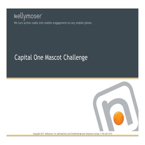 Capital One Mascot Challenge | PDF