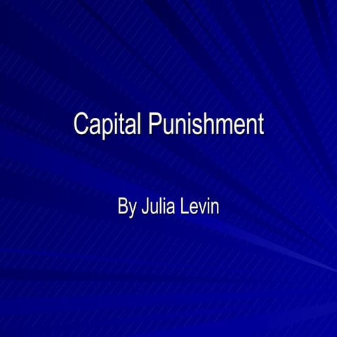 Capital Punishment | PPT
