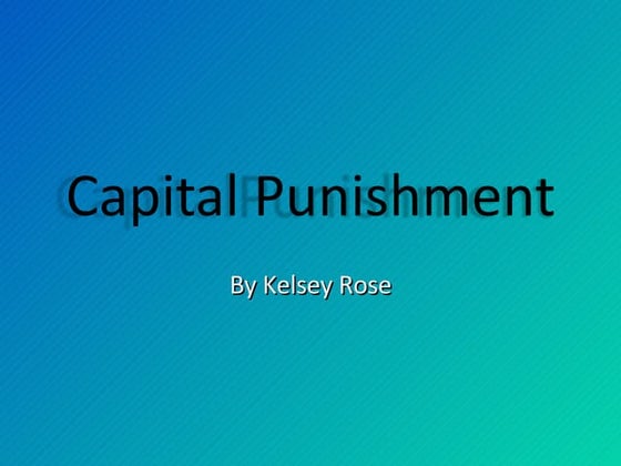 IsDeathPenaltyConstitutional | PPT