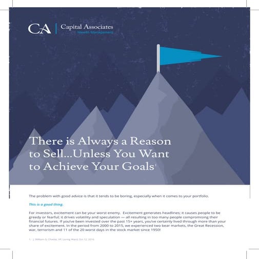 Capital Associates - There is Always a Reason to Sell | PDF