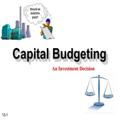 Capital budgeting ppt | PPSX
