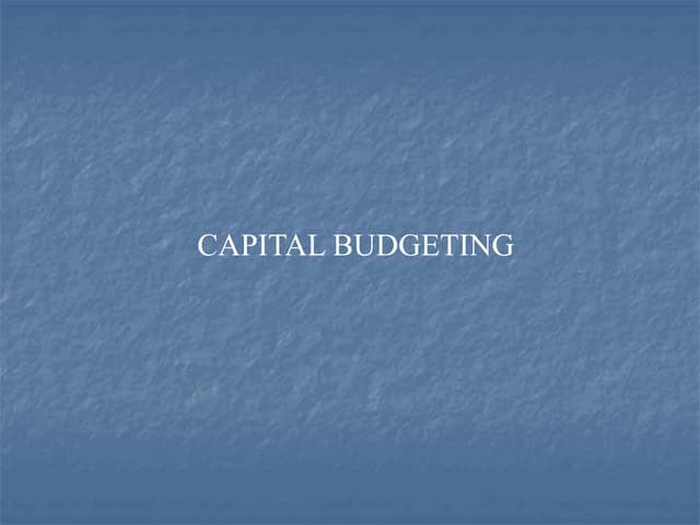 Capital Expenditure PowerPoint Presentation Slides | PDF