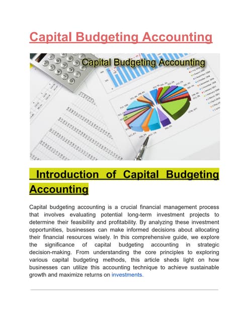 Capital Bugeting - Traditional Methods.pptx