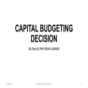 CAPITAL BUDGETING DECISION(INVEST-3.pptx