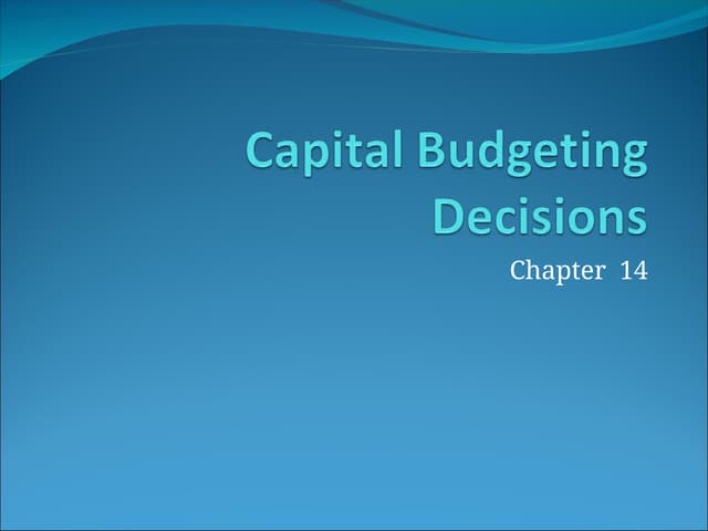 Financial modeling | PPTX