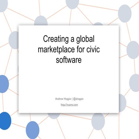 OpenCivic Drupal Distribution presentation at CapitalCamp | PPT