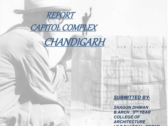 Chandigarh city planning by Le Corbusier | PDF