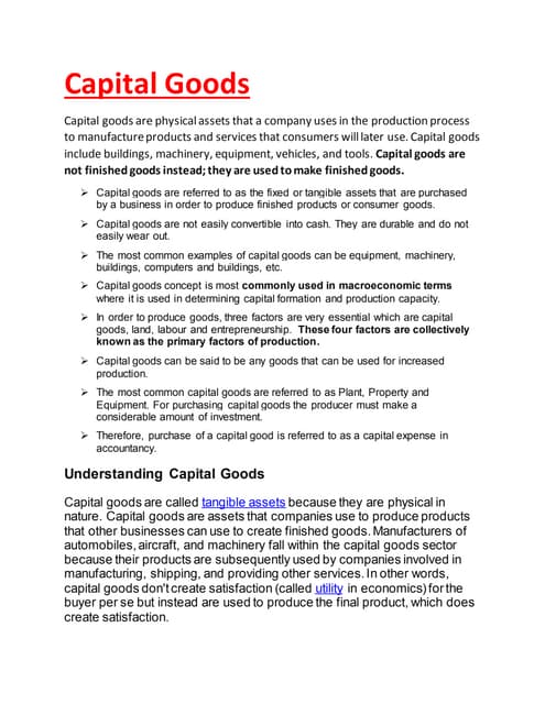 Factors of Production (economics) | PPT