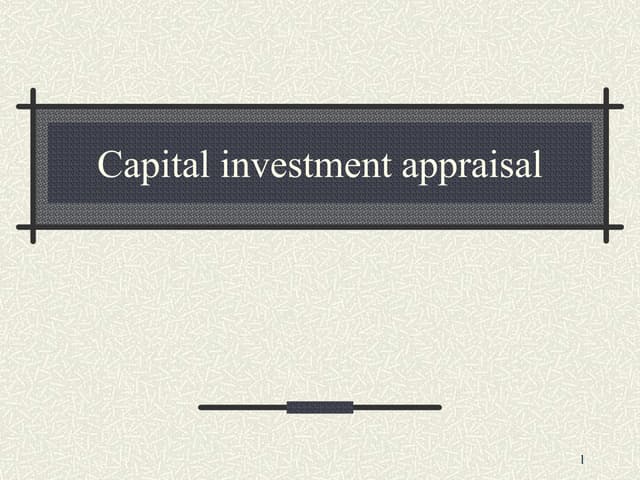 Capital Expenditure PowerPoint Presentation Slides | PDF