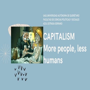 Capitalism. more people, less humans | PPT | Free Download