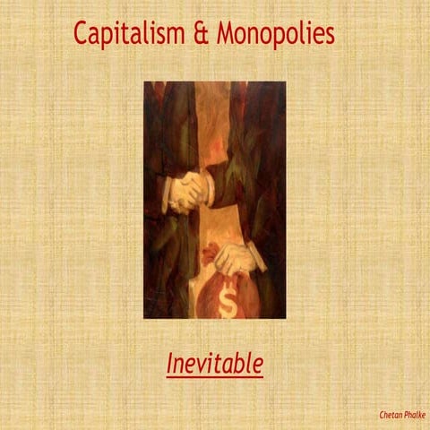 Capitalism & monopolies | PPTX
