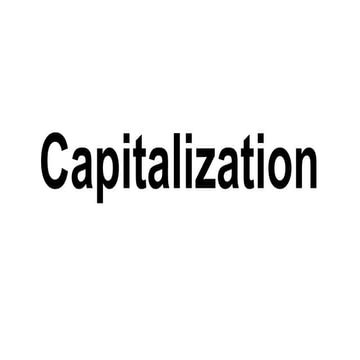 Capitalization Activity Pptx