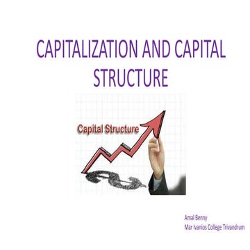 Capitalization and capital structure | PPTX