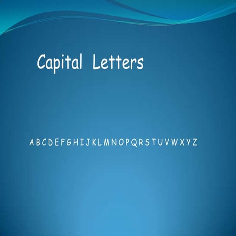 Capital letters powerpoint | PPTX