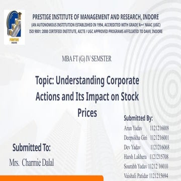 Capital Market: Understanding Corporate Actions c PPT.pptx