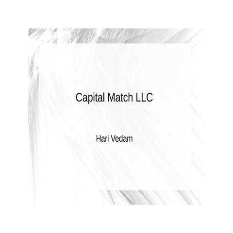 Capital match llc.ppt