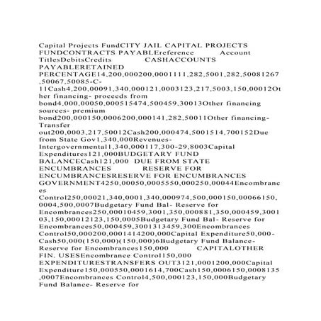 Capital Projects FundCITY JAIL CAPITAL PROJECTS FUNDCONTRACTS PAYA.docx