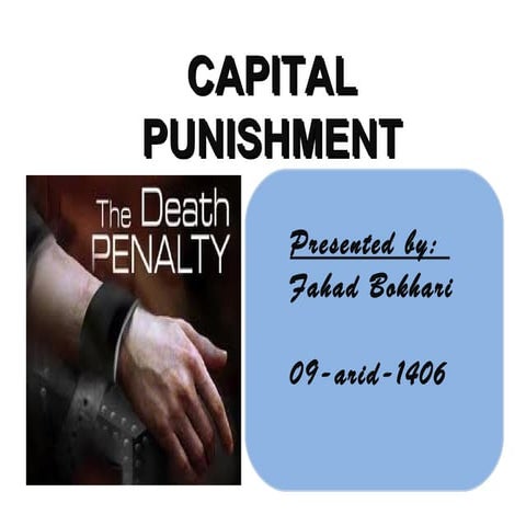 Capital punishment | PPT