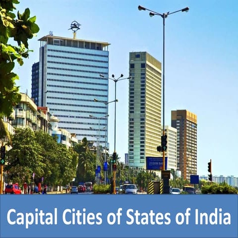 Capital Cities of States of India | PPTX