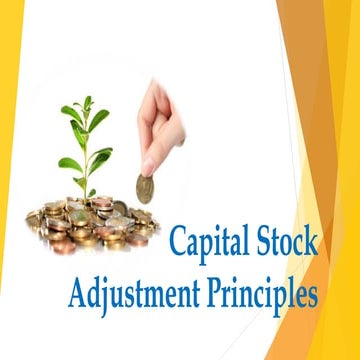 Capital stock adjustment principles (1) | PPTX