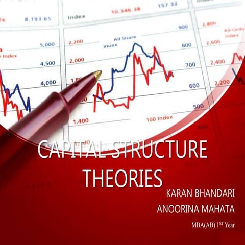 Capital structure theories | PPTX