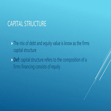 Describe Capital Structure – Différents Types De Capital – EMXVRB