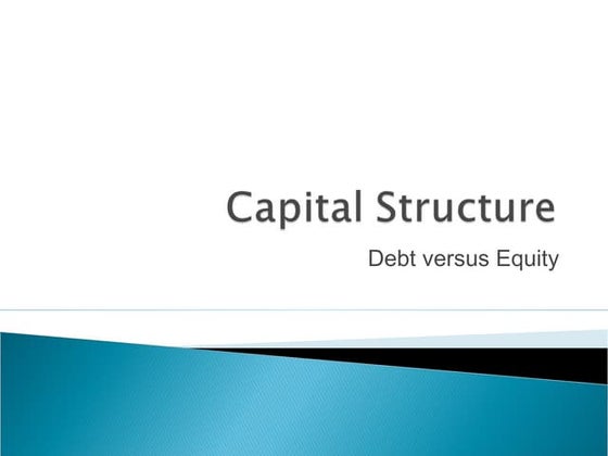 Capital structure theories notes | DOCX | Stocks and Bonds | Personal ...
