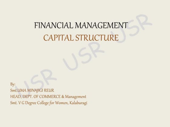 Determinants of capital structure | PDF