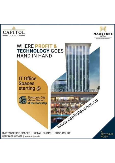 Commercial Complex in Noida | Capitol Avenue | PDF