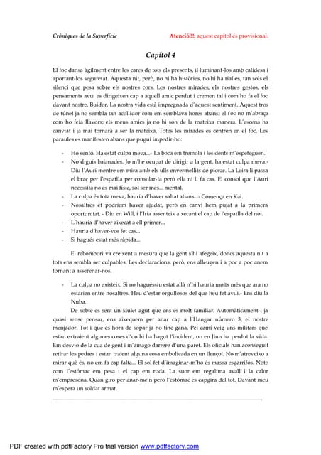 Capítol 5: Paraules en la foscor | PDF