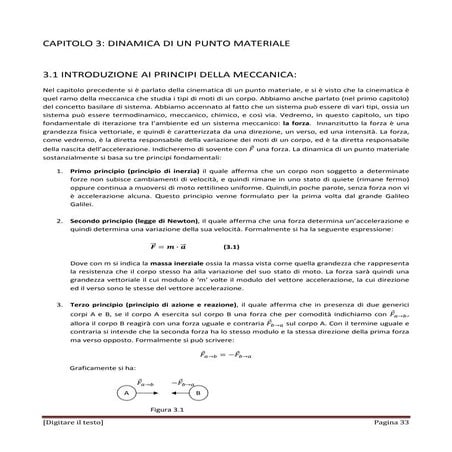Dinamica di un punto materiale | PDF