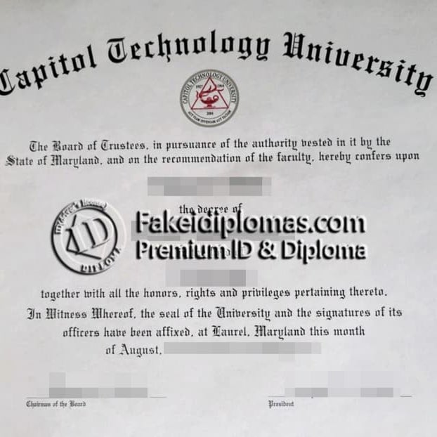 Capitol Technology University degree | PDF